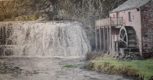 Artwork Rutter Falls in Cumbria. by Simon-Removed - MyArtBrief